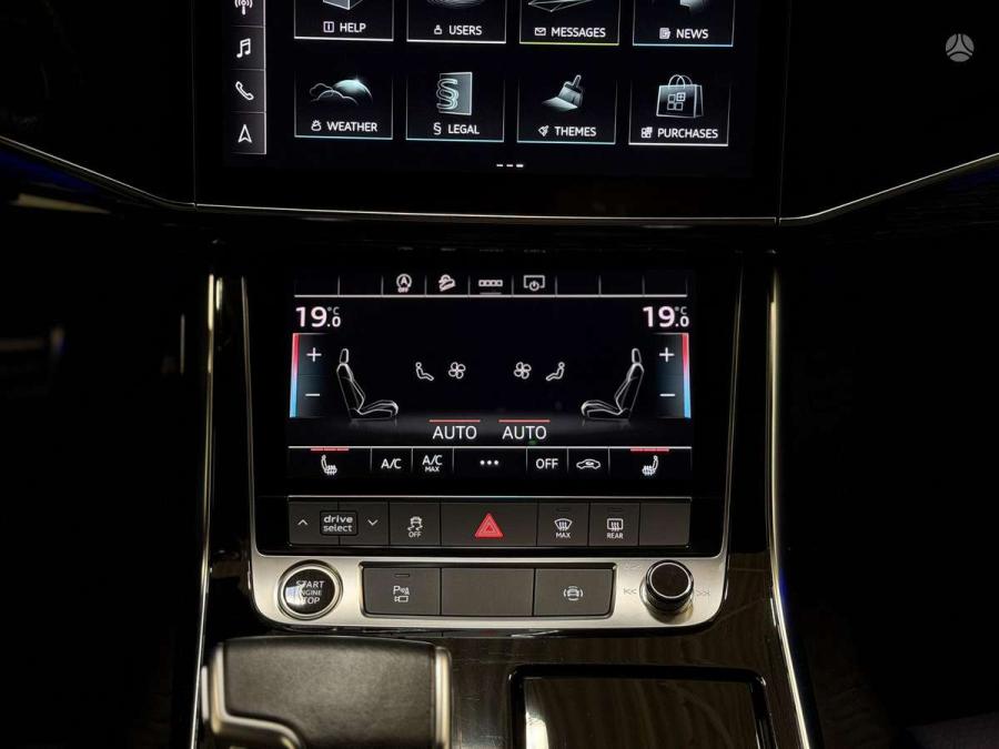 Black Audi Q7 2022 in Vilnius, with an engine capacity of 3.00 L and mileage of 80 thousand km for 48990 €, photo 24 on AUTOMOTO.COM.LV
