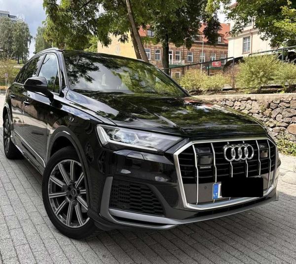Melns Audi Q7 2022 Viļņa, ar dzinēja tilpumu 3.00 L un nobraukumu 96 tūkst. km par 46550 €, foto 5 vietnē AUTOMOTO.COM.LV