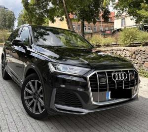 Black Audi Q7 2022 in Vilnius, with an engine capacity of 3.00 L and mileage of 96 thousand km for 46550 €, photo 6 on AUTOMOTO.COM.LV