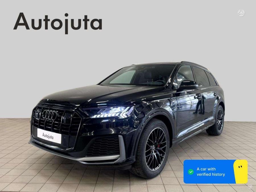 Black Audi Q7 2022 in Kaunas, with an engine capacity of 3.00 L and mileage of 114 thousand km for 45900 €, photo 1 on AUTOMOTO.COM.LV