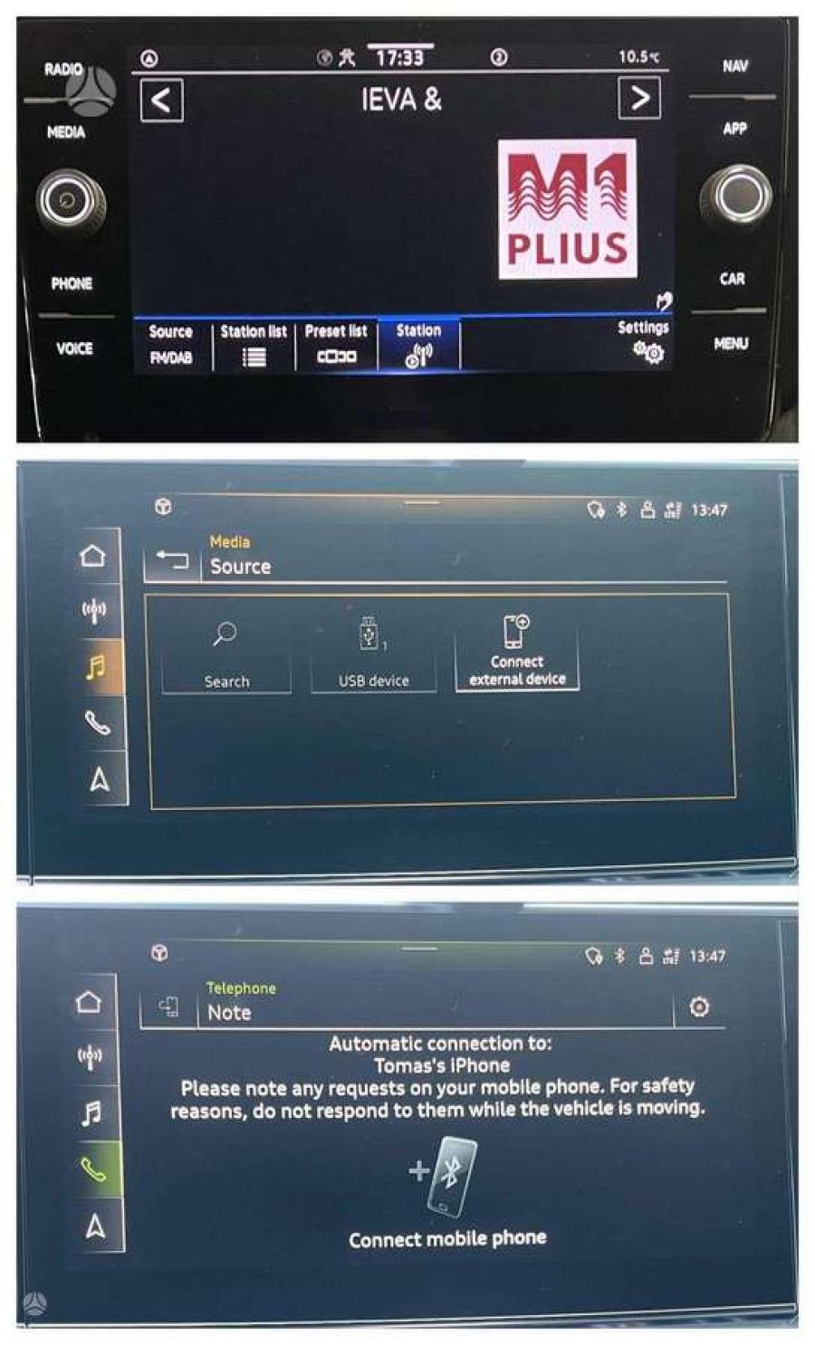 Black Audi Q7 2022 in Kaunas, with an engine capacity of 3.00 L and mileage of 114 thousand km for 45900 €, photo 13 on AUTOMOTO.COM.LV