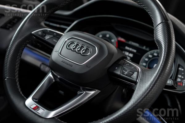 Черный Ауди Ку 7 2023 в Рига, объемом двигателя 3.00 л и пробегом 52 тыс. км за 58000 €, фото 8 на AUTOMOTO.COM.LV