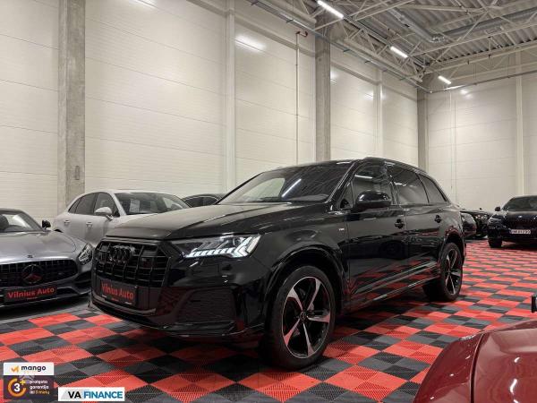 Melns Audi Q7 2023 Viļņa, ar dzinēja tilpumu 2.99 L un nobraukumu 12 tūkst. km par 65000 €, foto 1 vietnē AUTOMOTO.COM.LV