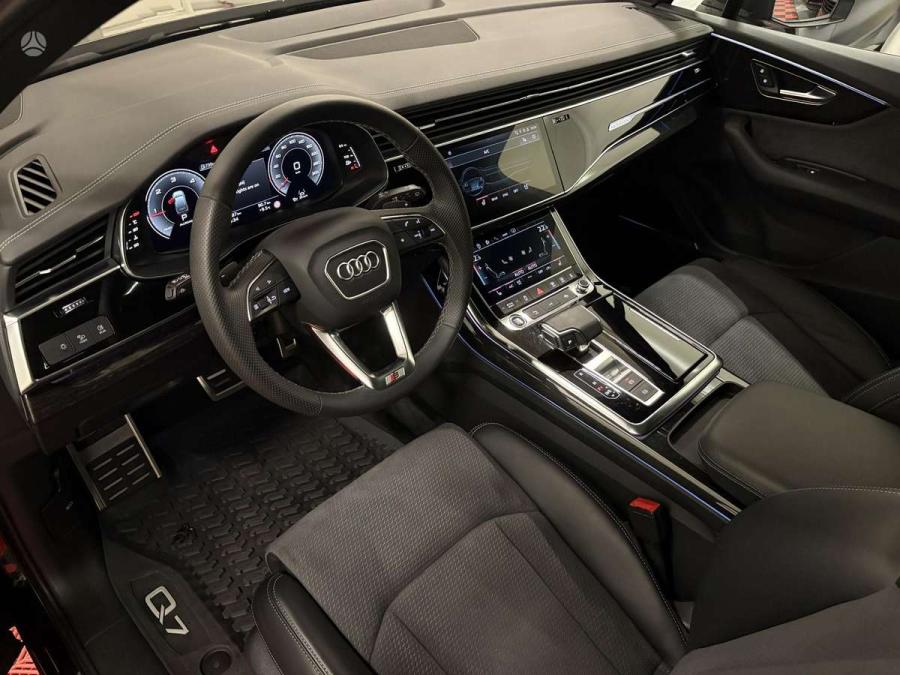 Melns Audi Q7 2023 Viļņa, ar dzinēja tilpumu 2.99 L un nobraukumu 12 tūkst. km par 65000 €, foto 11 vietnē AUTOMOTO.COM.LV