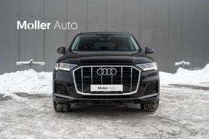 Black Audi Q7 2023 in Vilnius, with an engine capacity of 3.00 L and mileage of 57 thousand km for 48400 €, photo 4 on AUTOMOTO.COM.LV