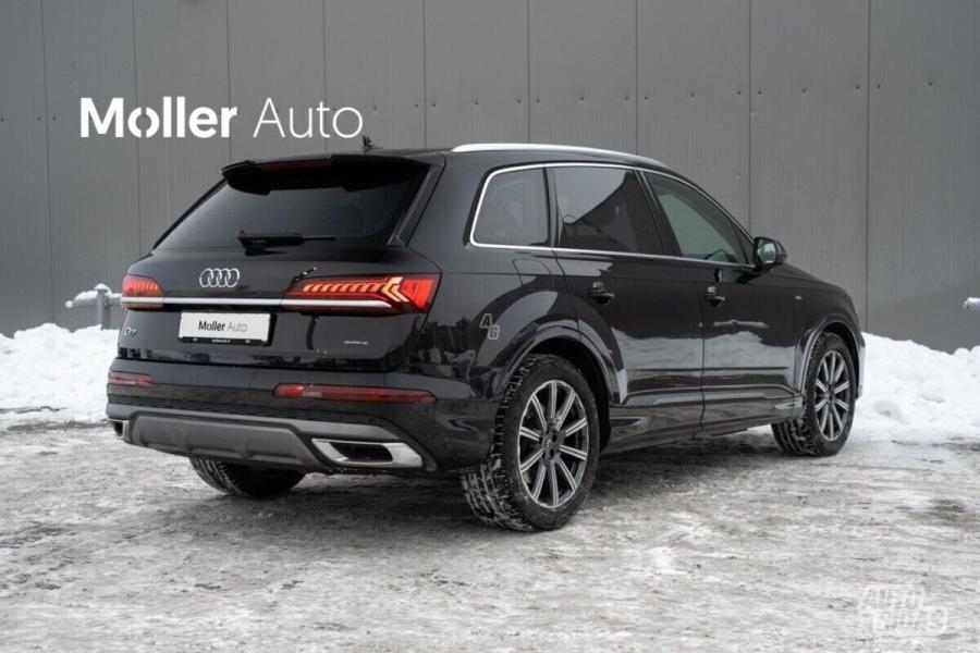 Melns Audi Q7 2023 Viļņa, ar dzinēja tilpumu 3.00 L un nobraukumu 57 tūkst. km par 48400 €, foto 6 vietnē AUTOMOTO.COM.LV