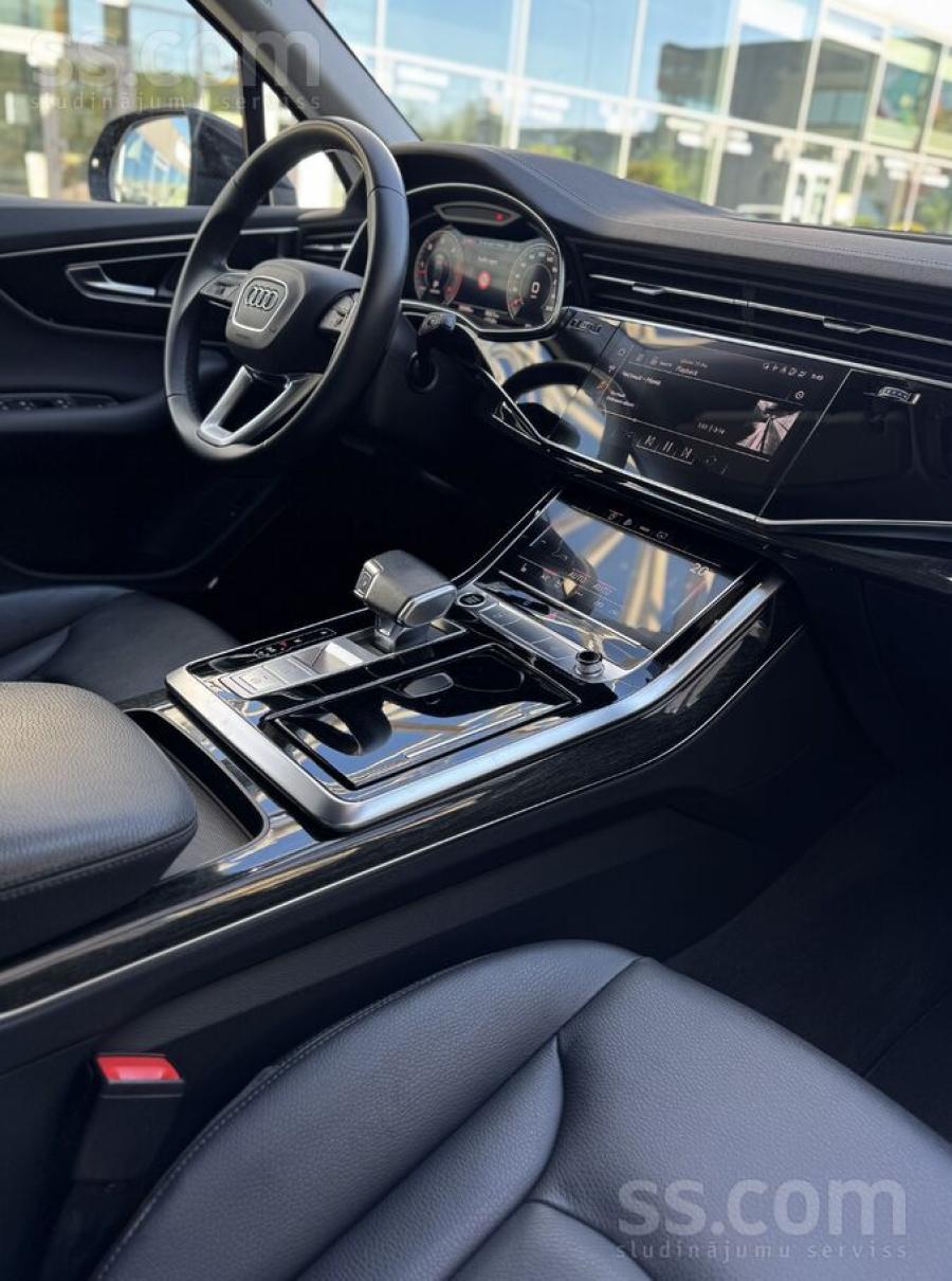 Melns Audi Q7 2023 Rīga, ar dzinēja tilpumu 3.00 L un nobraukumu 90 tūkst. km par 44900 €, foto 26 vietnē AUTOMOTO.COM.LV