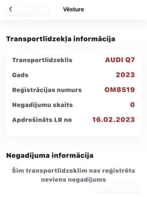 Melns Audi Q7 2023 Rīga, ar dzinēja tilpumu 3.00 L un nobraukumu 90 tūkst. km par 44900 €, foto 30 vietnē AUTOMOTO.COM.LV