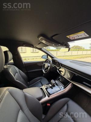 Black Audi Q7 2023 in Riga, with an engine capacity of 3.00 L and mileage of 39 thousand km for 47500 €, photo 8 on AUTOMOTO.COM.LV
