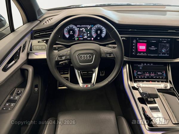 Black Audi Q7 2023 in Tallinn, with an engine capacity of 3.00 L and mileage of 54 thousand km for 59900 €, photo 8 on AUTOMOTO.COM.LV