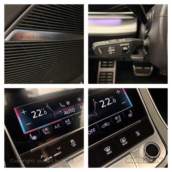 Black Audi Q7 2023 in Tallinn, with an engine capacity of 3.00 L and mileage of 54 thousand km for 59900 €, photo 10 on AUTOMOTO.COM.LV