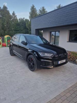 Black Audi Q7 2023 in Vilnius, with an engine capacity of 3.00 L and mileage of 69 thousand km for 53000 €, photo 3 on AUTOMOTO.COM.LV