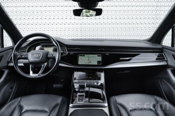 Black Audi Q7 2023 in Riga, with an engine capacity of 3.00 L and mileage of 127 thousand km for 38950 €, photo 6 on AUTOMOTO.COM.LV