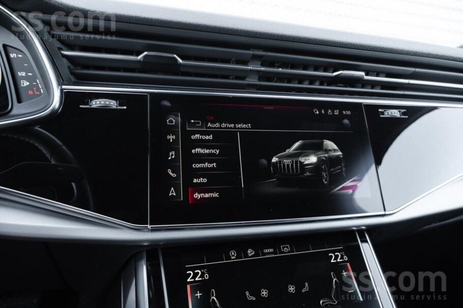 Black Audi Q7 2023 in Riga, with an engine capacity of 3.00 L and mileage of 127 thousand km for 38950 €, photo 22 on AUTOMOTO.COM.LV