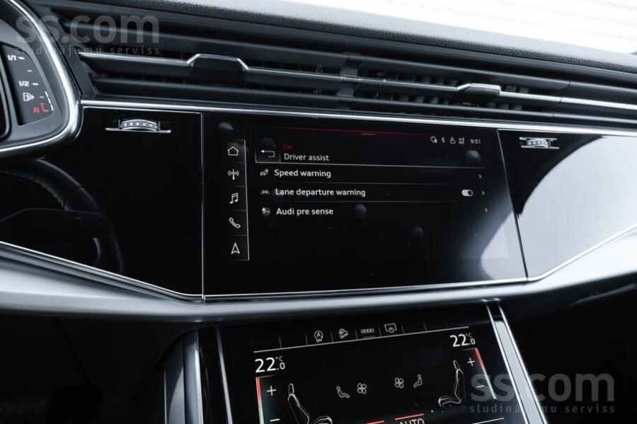 Black Audi Q7 2023 in Riga, with an engine capacity of 3.00 L and mileage of 127 thousand km for 38950 €, photo 24 on AUTOMOTO.COM.LV