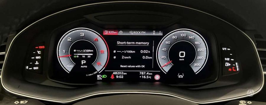 Black Audi Q7 2023 in Kaunas, with an engine capacity of 2.97 L and mileage of 48 thousand km for 48500 €, photo 11 on AUTOMOTO.COM.LV