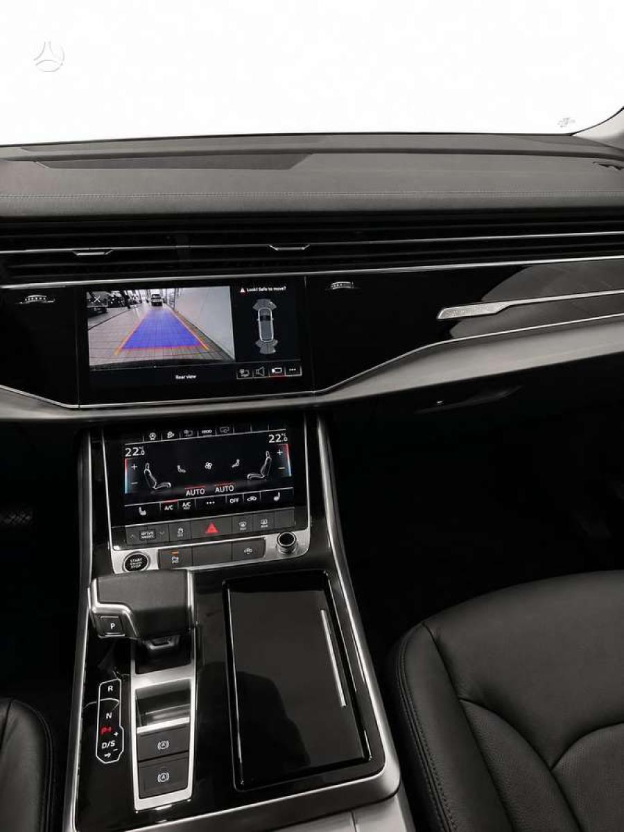 Black Audi Q7 2023 in Kaunas, with an engine capacity of 2.97 L and mileage of 48 thousand km for 48500 €, photo 12 on AUTOMOTO.COM.LV