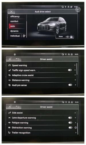 Black Audi Q7 2023 in Kaunas, with an engine capacity of 2.97 L and mileage of 48 thousand km for 48500 €, photo 13 on AUTOMOTO.COM.LV