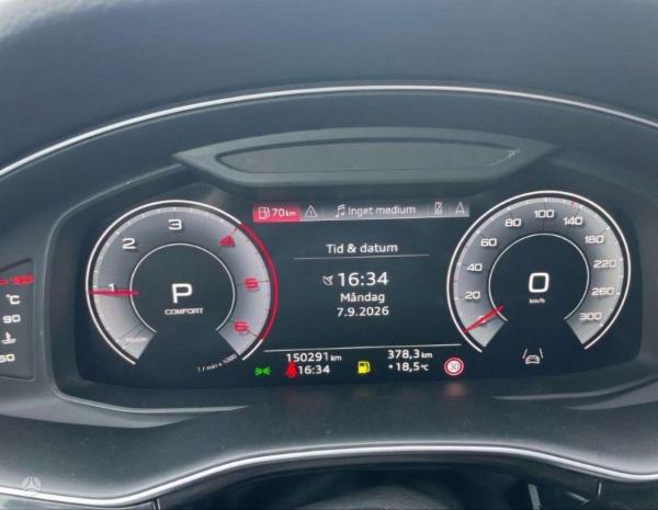 Melns Audi Q7 2023 Viļņa, ar dzinēja tilpumu 2.97 L un nobraukumu 150 tūkst. km par 41890 €, foto 7 vietnē AUTOMOTO.COM.LV