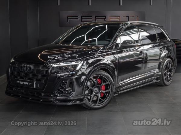 Black Audi Q7 2024 in Tallinn, with an engine capacity of 3.00 L and mileage of 45 thousand km for 96900 €, photo 1 on AUTOMOTO.COM.LV