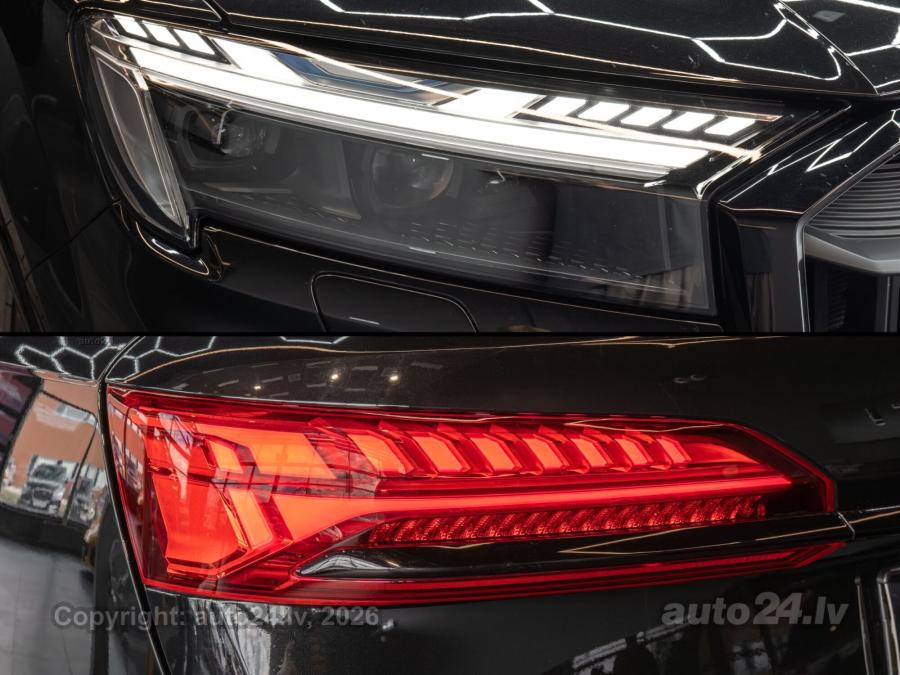 Black Audi Q7 2024 in Tallinn, with an engine capacity of 3.00 L and mileage of 45 thousand km for 96900 €, photo 4 on AUTOMOTO.COM.LV