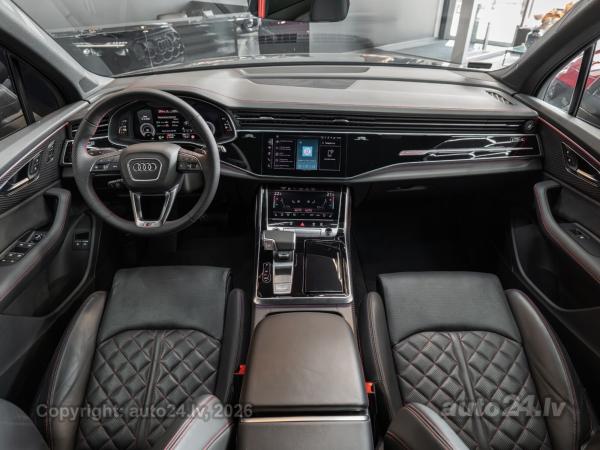 Black Audi Q7 2024 in Tallinn, with an engine capacity of 3.00 L and mileage of 45 thousand km for 96900 €, photo 9 on AUTOMOTO.COM.LV