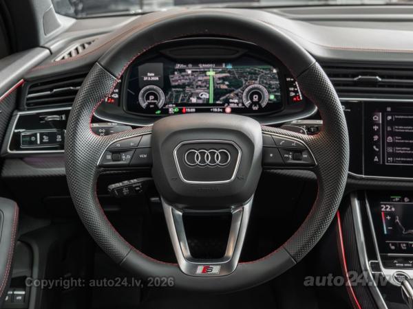 Black Audi Q7 2024 in Tallinn, with an engine capacity of 3.00 L and mileage of 45 thousand km for 96900 €, photo 10 on AUTOMOTO.COM.LV