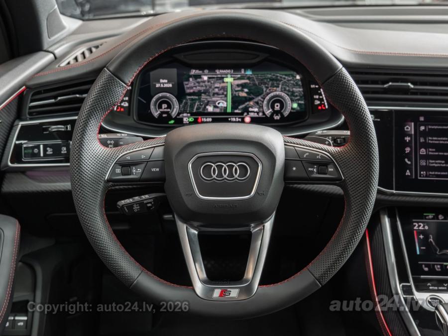 Black Audi Q7 2024 in Tallinn, with an engine capacity of 3.00 L and mileage of 45 thousand km for 96900 €, photo 11 on AUTOMOTO.COM.LV