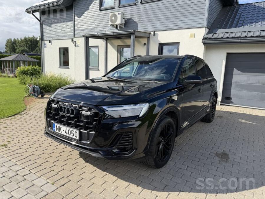 Melns Audi Q7 2024 Rīga, ar dzinēja tilpumu 3.00 L un nobraukumu 50 tūkst. km par 66500 €, foto 4 vietnē AUTOMOTO.COM.LV