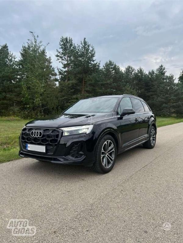 Melns Audi Q7 2025 Kauņa, ar dzinēja tilpumu 3.00 L un nobraukumu 32 tūkst. km par 72300 €, foto 1 vietnē AUTOMOTO.COM.LV