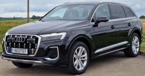Melns Audi Q7 2025 Šilalė, ar dzinēja tilpumu 1.98 L un nobraukumu 52 tūkst. km par 61000 €, foto  vietnē AUTOMOTO.COM.LV
