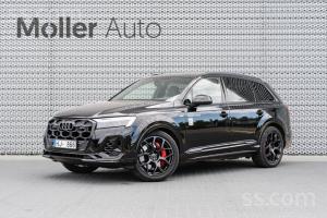 Melns Audi Q7 2026 Rīga, ar dzinēja tilpumu 3.00 L un nobraukumu 2 tūkst. km par 82900 €, foto  vietnē AUTOMOTO.COM.LV