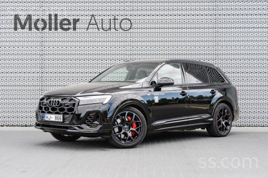 Melns Audi Q7 2026 Rīga, ar dzinēja tilpumu 3.00 L un nobraukumu 2 tūkst. km par 82900 €, foto 1 vietnē AUTOMOTO.COM.LV