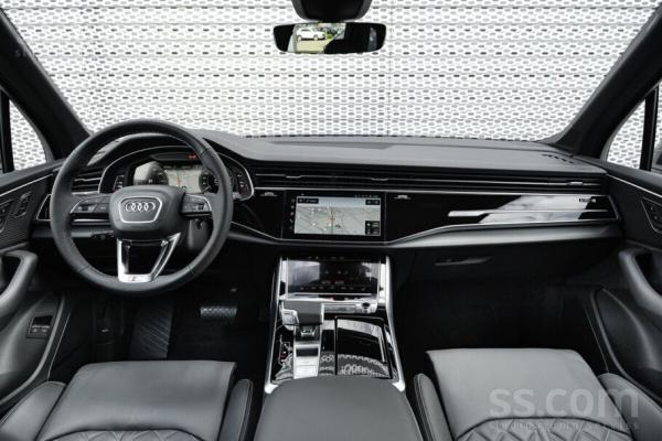 Black Audi Q7 2026 in Riga, with an engine capacity of 3.00 L and mileage of 2 thousand km for 82900 €, photo 6 on AUTOMOTO.COM.LV