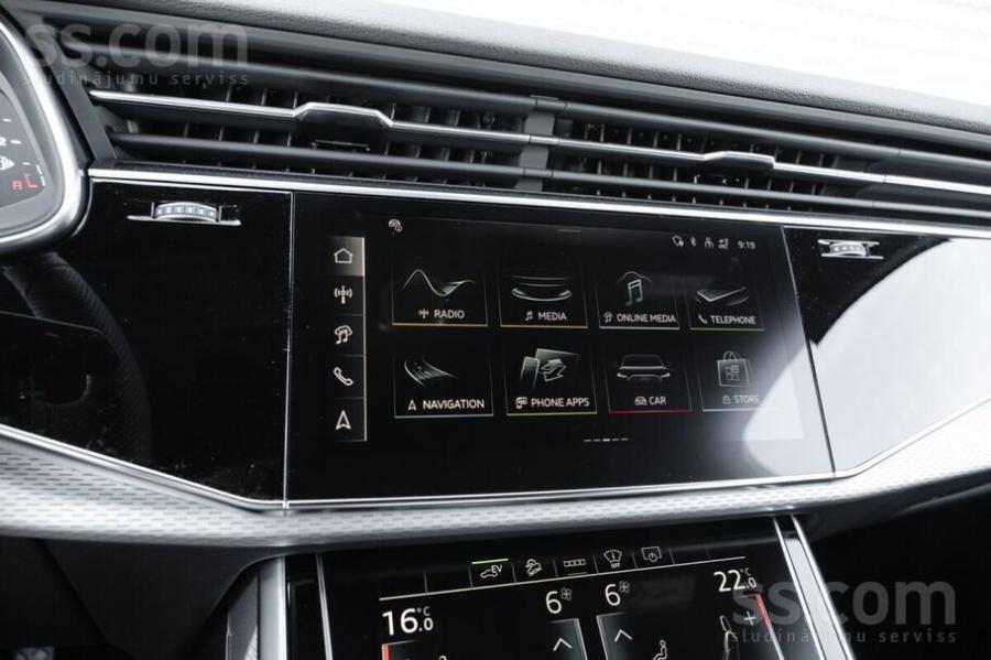 Melns Audi Q7 2026 Rīga, ar dzinēja tilpumu 3.00 L un nobraukumu 0 tūkst. km par 79900 €, foto 24 vietnē AUTOMOTO.COM.LV