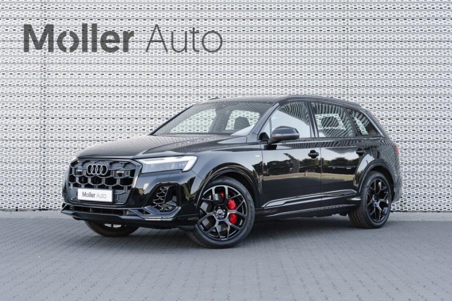 Black Audi Q7 2026 in Marupe, with an engine capacity of 3.00 L and mileage of 0 thousand km for 79900 €, photo 1 on AUTOMOTO.COM.LV