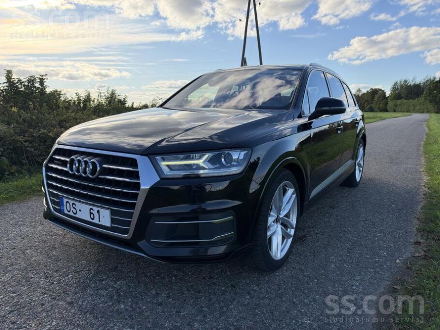 Black Audi Q7 2016 in Ogre, with an engine capacity of 3.00 L and mileage of 299 thousand km for 16500 €, photo 9 on AUTOMOTO.COM.LV