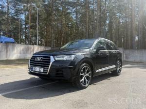 Черный Ауди Ку 7 2019 в Даугавпилс, объемом двигателя 3.00 л и пробегом 75 тыс. км за 34000 €, фото  на AUTOMOTO.COM.LV