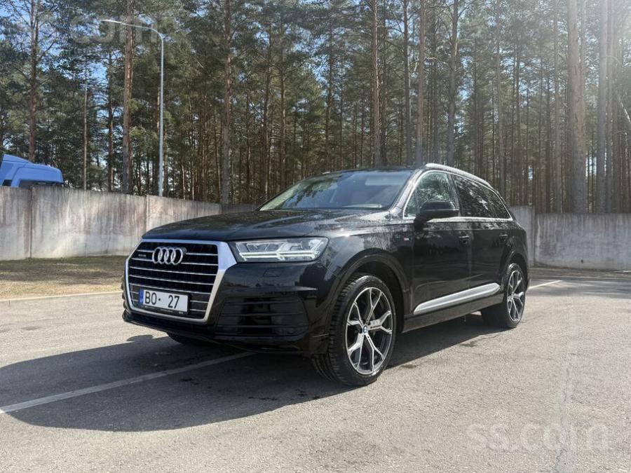 Черный Ауди Ку 7 2019 в Даугавпилс, объемом двигателя 3.00 л и пробегом 75 тыс. км за 34000 €, фото 1 на AUTOMOTO.COM.LV