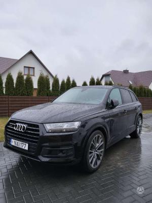 Black Audi Q7 2016 in Mazeikiai, with an engine capacity of 3.00 L and mileage of 265 thousand km for 12750 €, photo 4 on AUTOMOTO.COM.LV