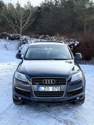 Melns Audi Q7 2007 Viļņa, ar dzinēja tilpumu 3.00 L un nobraukumu 293 tūkst. km par 4900 €, foto 3 vietnē AUTOMOTO.COM.LV
