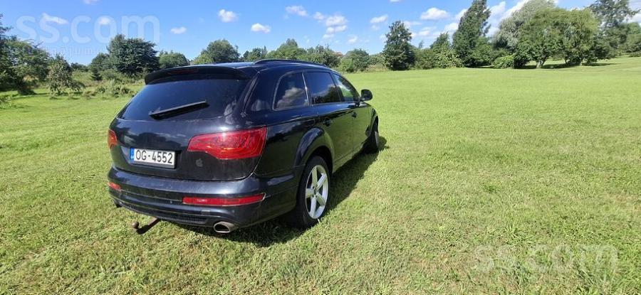 Melns Audi Q7 2008 Liepāja, ar dzinēja tilpumu 3.00 L un nobraukumu 422 tūkst. km par 5000 €, foto 4 vietnē AUTOMOTO.COM.LV