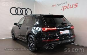 Черный Ауди Ку 7 2023 в Рига, объемом двигателя 4.00 л и пробегом 100 тыс. км за 79900 €, фото 1 на AUTOMOTO.COM.LV