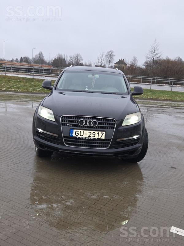 Melns Audi Q7 2006 Rēzekne, ar dzinēja tilpumu 3.00 L un nobraukumu 480 tūkst. km par 4700 €, foto 1 vietnē AUTOMOTO.COM.LV
