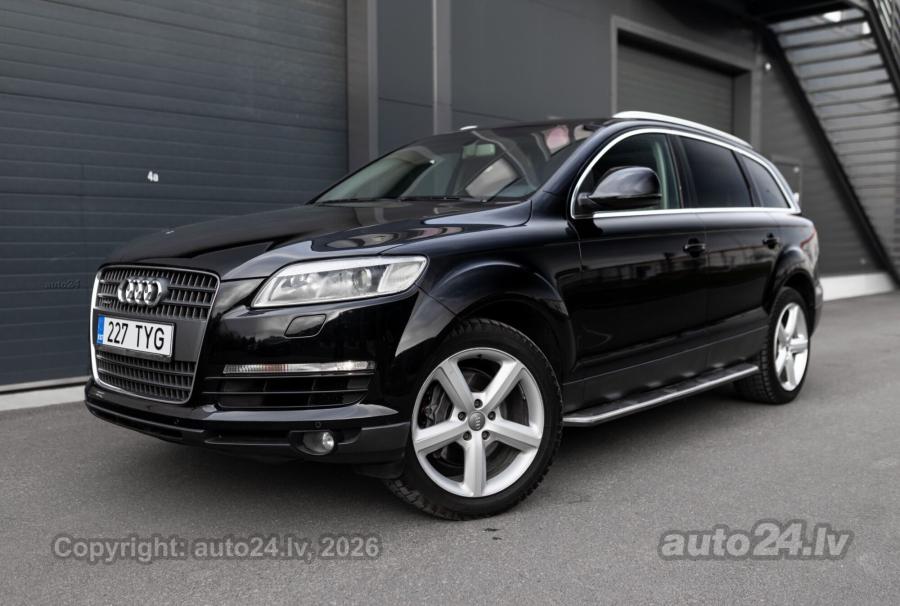 Black Audi Q7 2006 in Tallinn, with an engine capacity of 3.00 L and mileage of 391 thousand km for 6599 €, photo 4 on AUTOMOTO.COM.LV