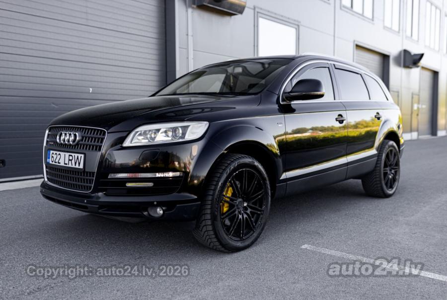 Black Audi Q7 2006 in Tallinn, with an engine capacity of 3.00 L and mileage of 322 thousand km for 4990 €, photo 4 on AUTOMOTO.COM.LV