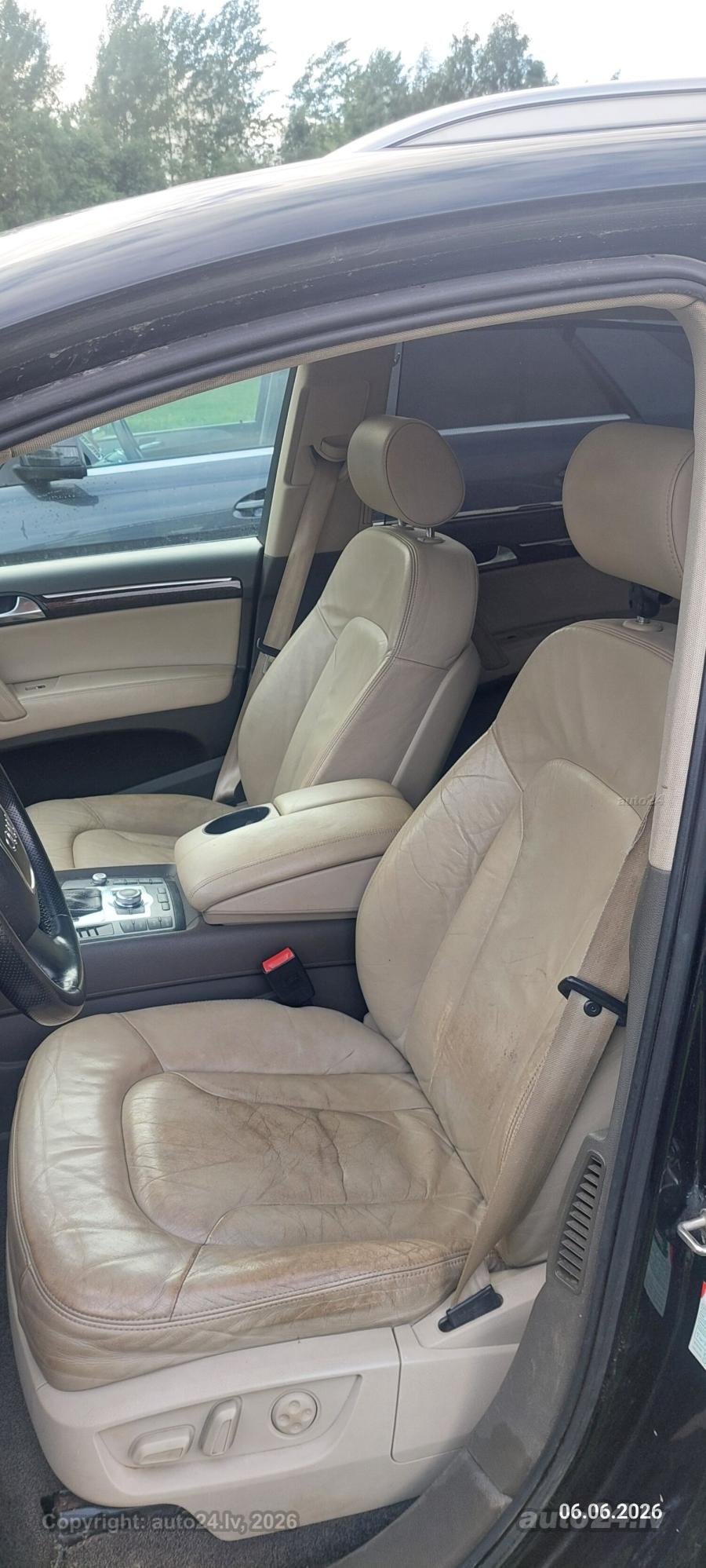 Black Audi Q7 2006 in Tallinn, with an engine capacity of 3.00 L and mileage of 358 thousand km for 4500 €, photo 10 on AUTOMOTO.COM.LV