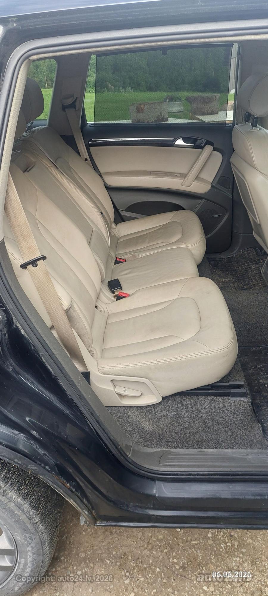 Black Audi Q7 2006 in Tallinn, with an engine capacity of 3.00 L and mileage of 358 thousand km for 4500 €, photo 11 on AUTOMOTO.COM.LV