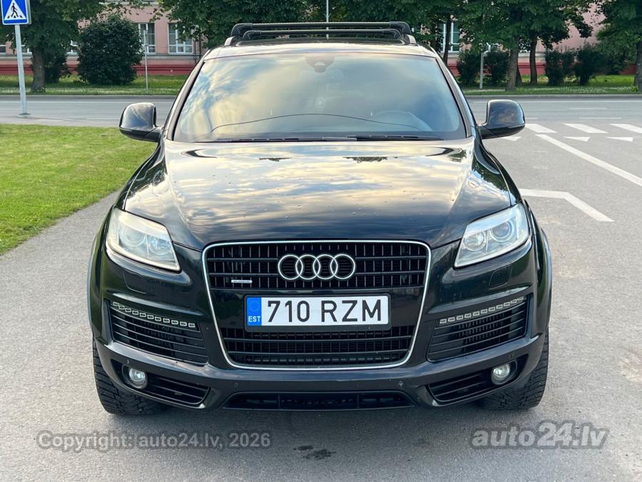 Black Audi Q7 2009 in Narva, with an engine capacity of 3.00 L and mileage of 410 thousand km for 5499 €, photo 3 on AUTOMOTO.COM.LV
