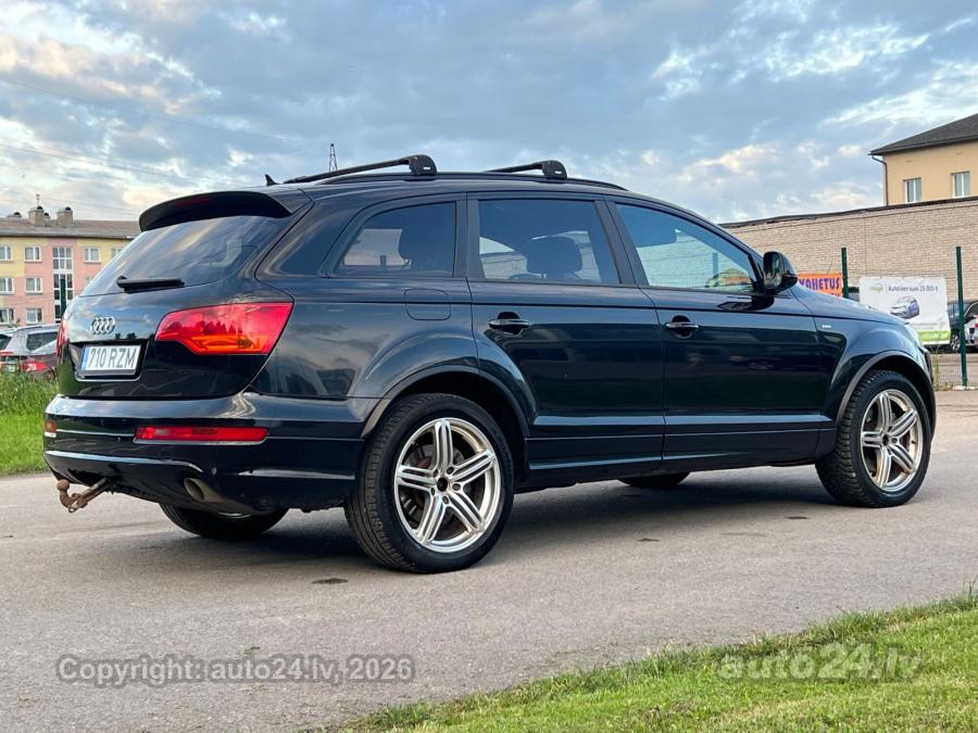 Black Audi Q7 2009 in Narva, with an engine capacity of 3.00 L and mileage of 410 thousand km for 5499 €, photo 6 on AUTOMOTO.COM.LV